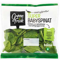 Omelett med spinat og løk | Bama