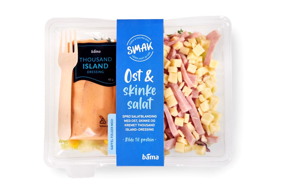 Ost & Skinke Salat | Bama