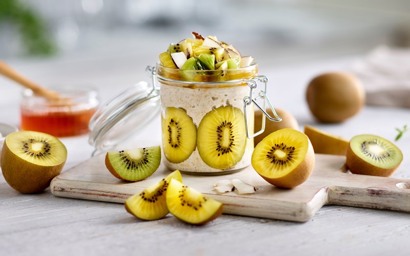 Deilige oppskrifter med gul og grønn kiwi | Bama